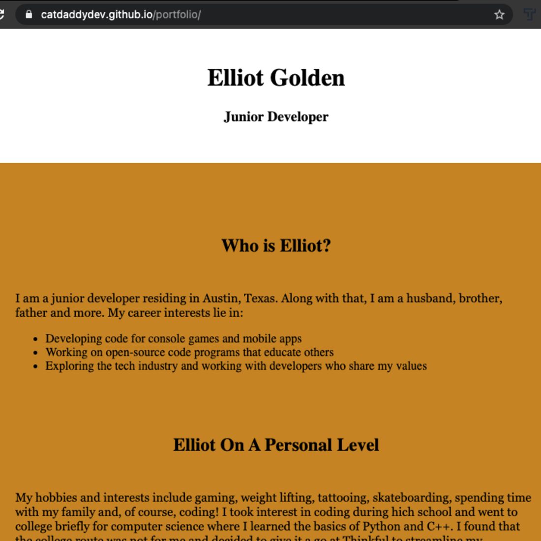 Elliot Golden